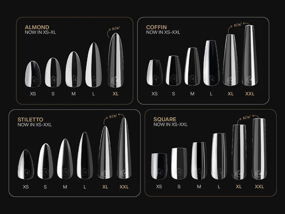 Eastern Scenery Nails 24pc Nail Set All Sizes Included Reusable Press ...