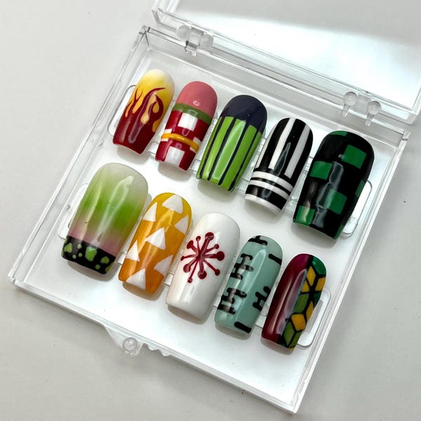 Uzui Tengen Nails - Etsy