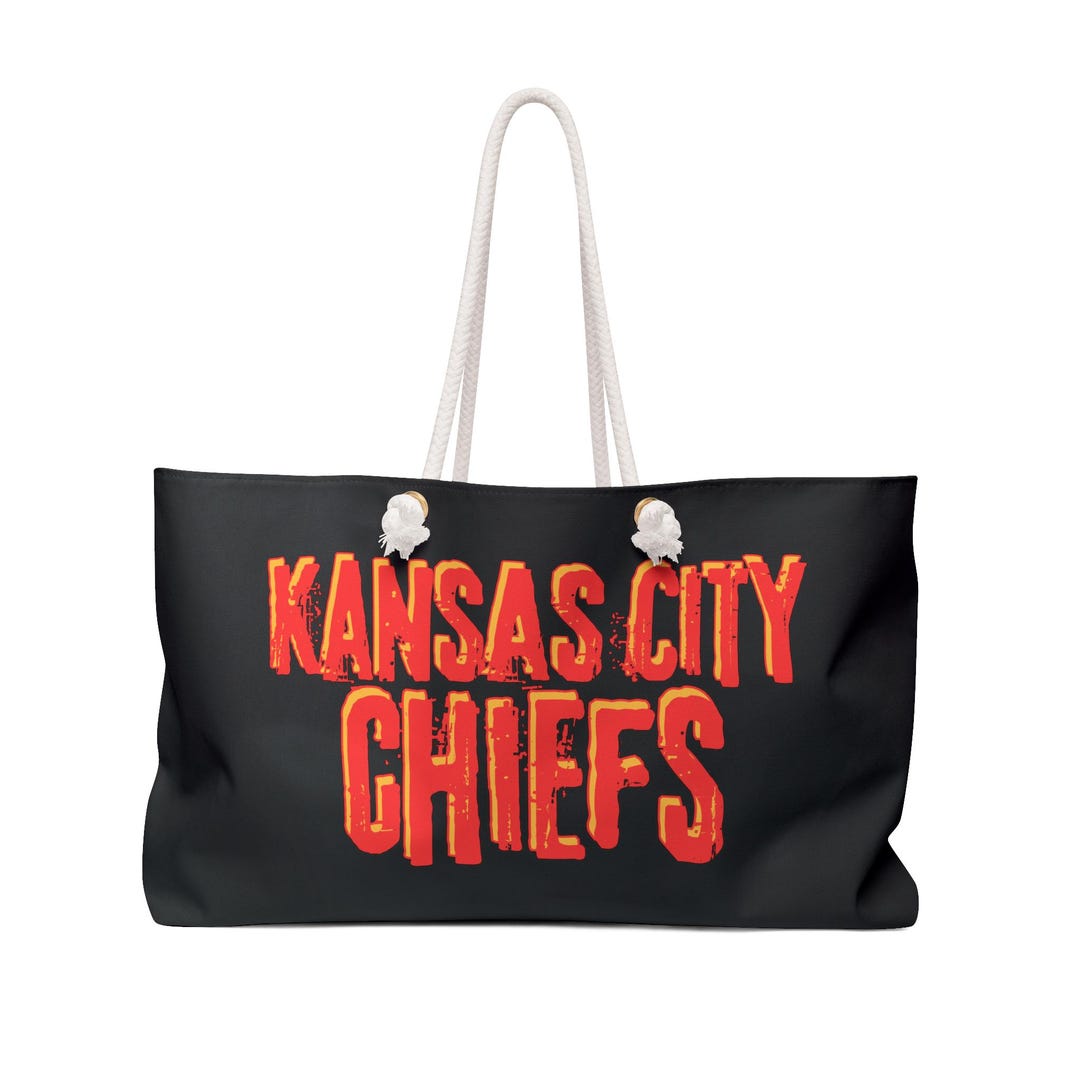 Kansas City Chiefs, Red Kingdom Black and Red Weekender Bag - Etsy