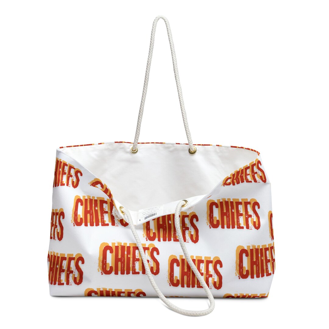 Kansas City Chiefs, Weekender Bag, White Pattern, Game Day Football ...