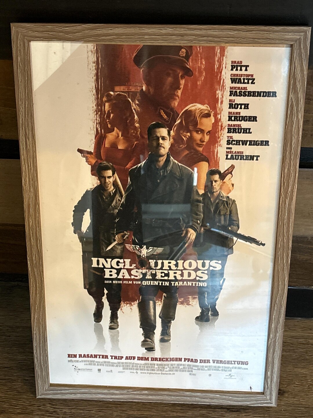 Framed Inglorious Basterds Poster - Etsy