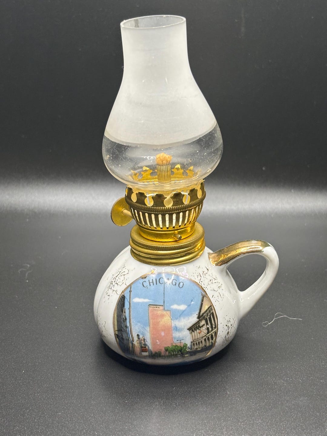 Collectible Lefton Chicago Oil Lamp - Etsy