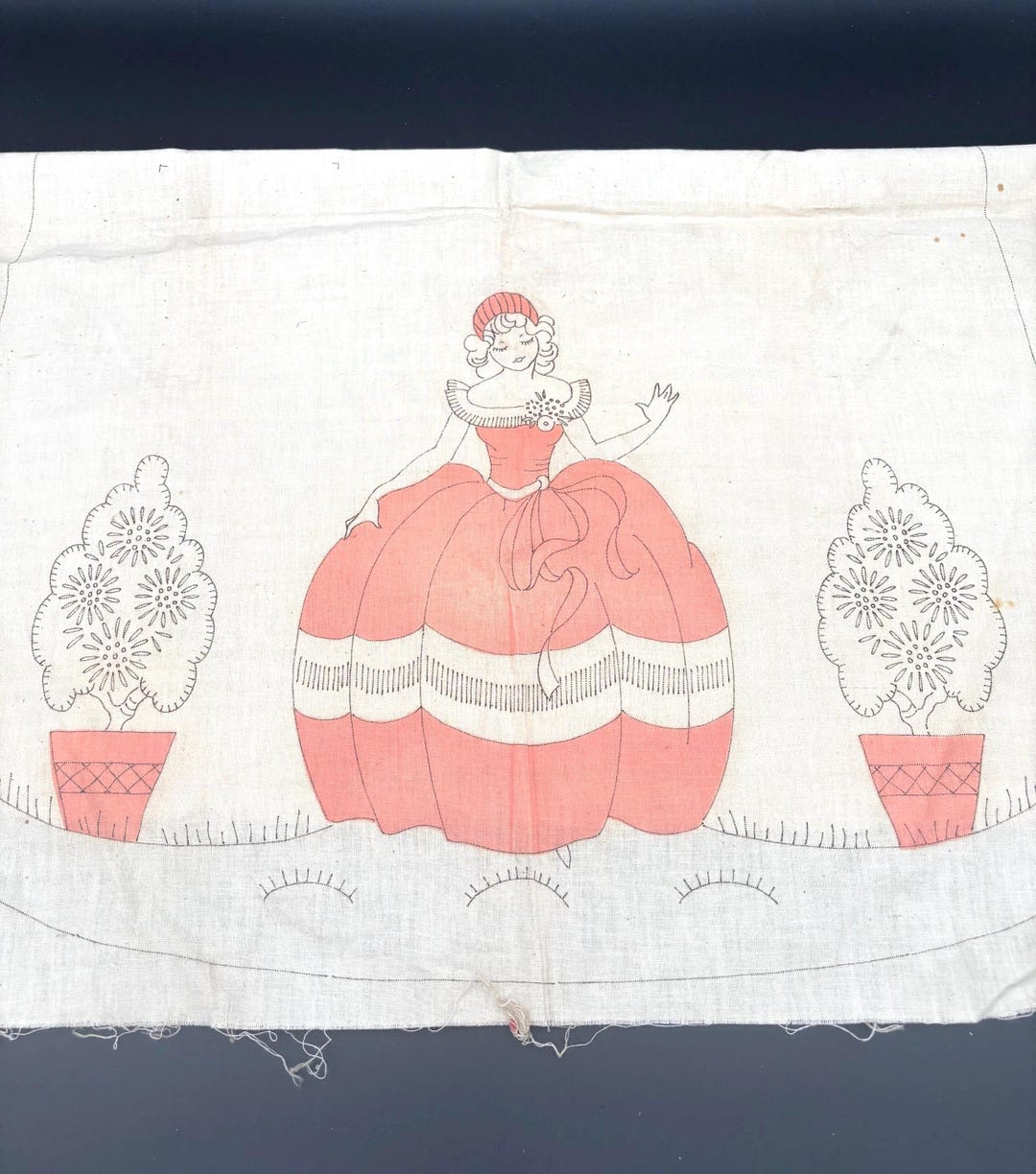 Vintage Pink Vogue Apron Pattern - Etsy
