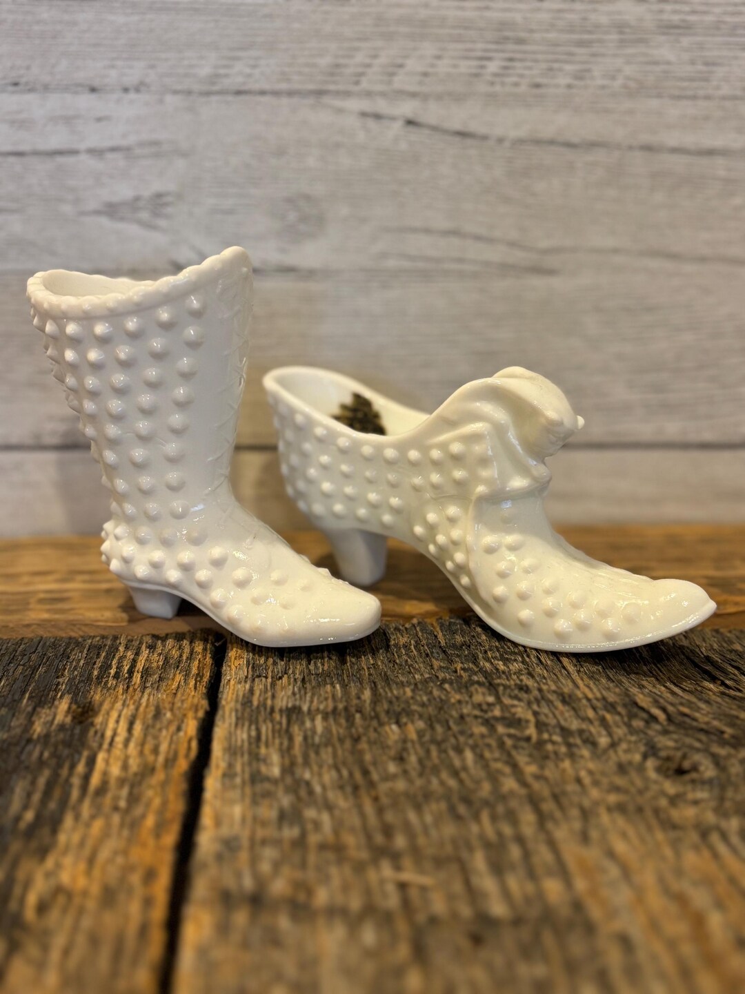 Fenton Hobnail Boot and Shoe - Etsy