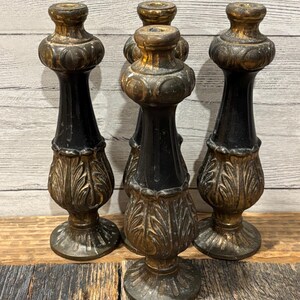 Antique Cast Iron and Brass Lamp Bases - Etsy