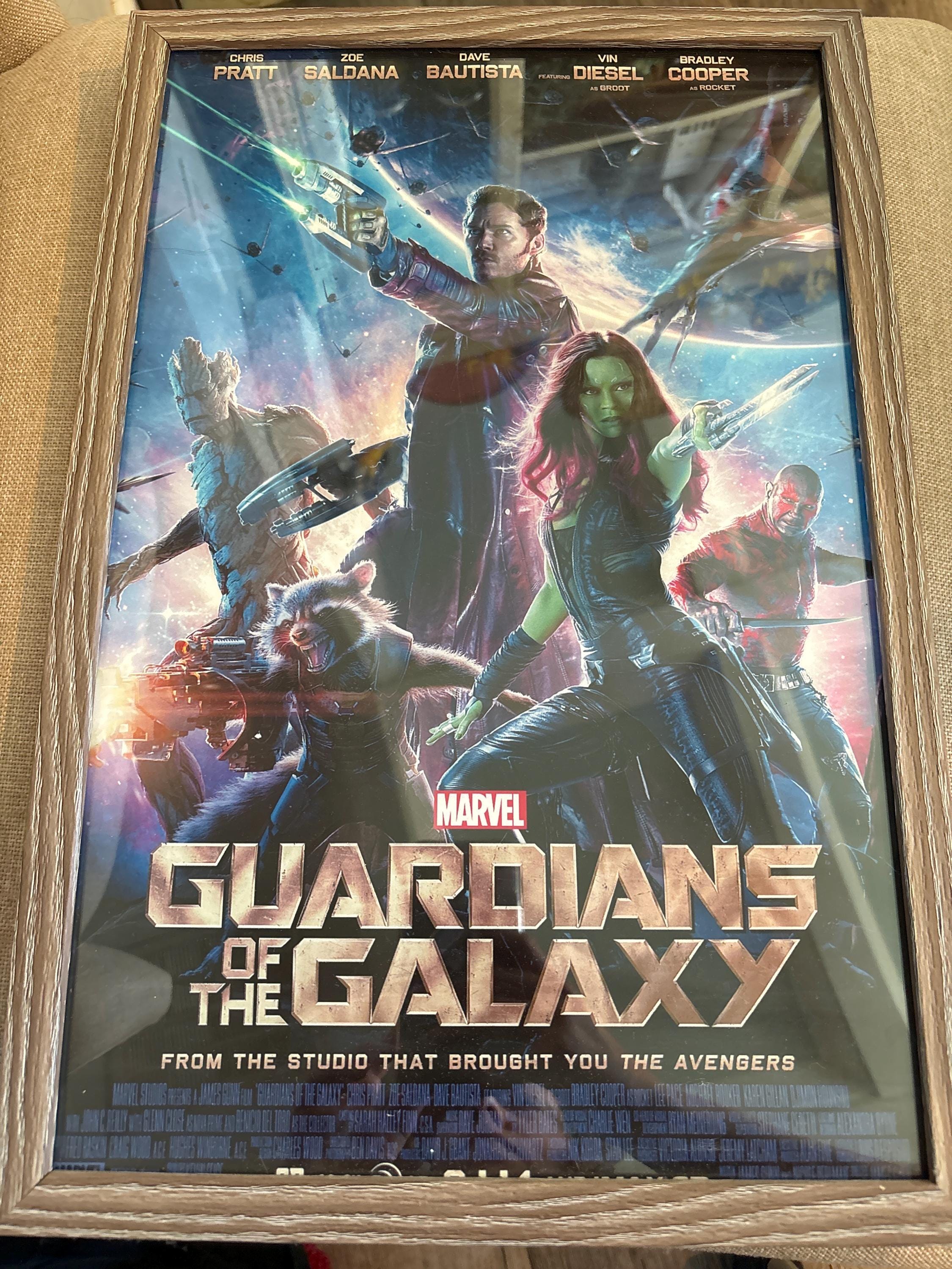 Framed Gaurdians of the Galaxy Poster - Etsy