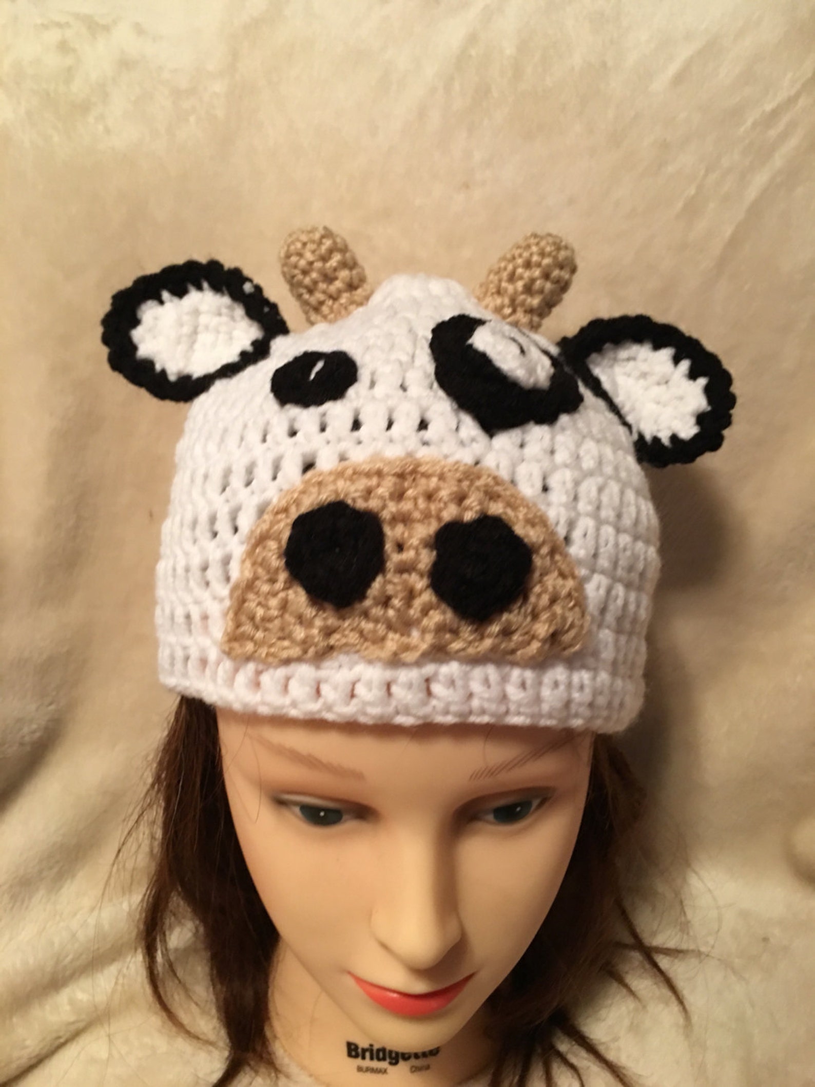 Moo Cow Cow Beanie Hat Cap Any Color You Want Size 0 to - Etsy