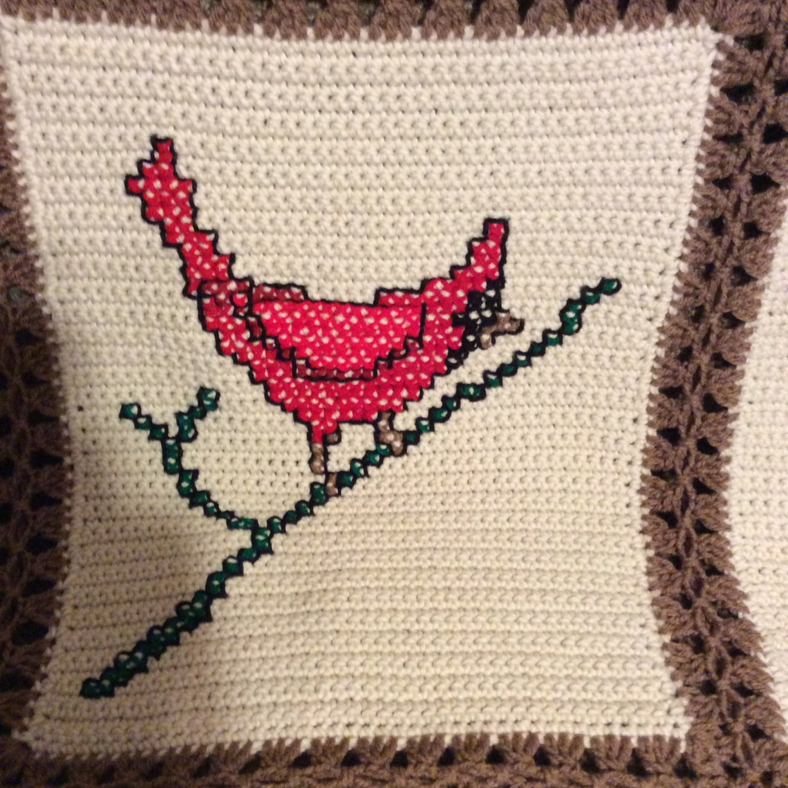 Birds Birds Birds - Crochet Afghan Blanket Throw - Beautiful Afghan ...