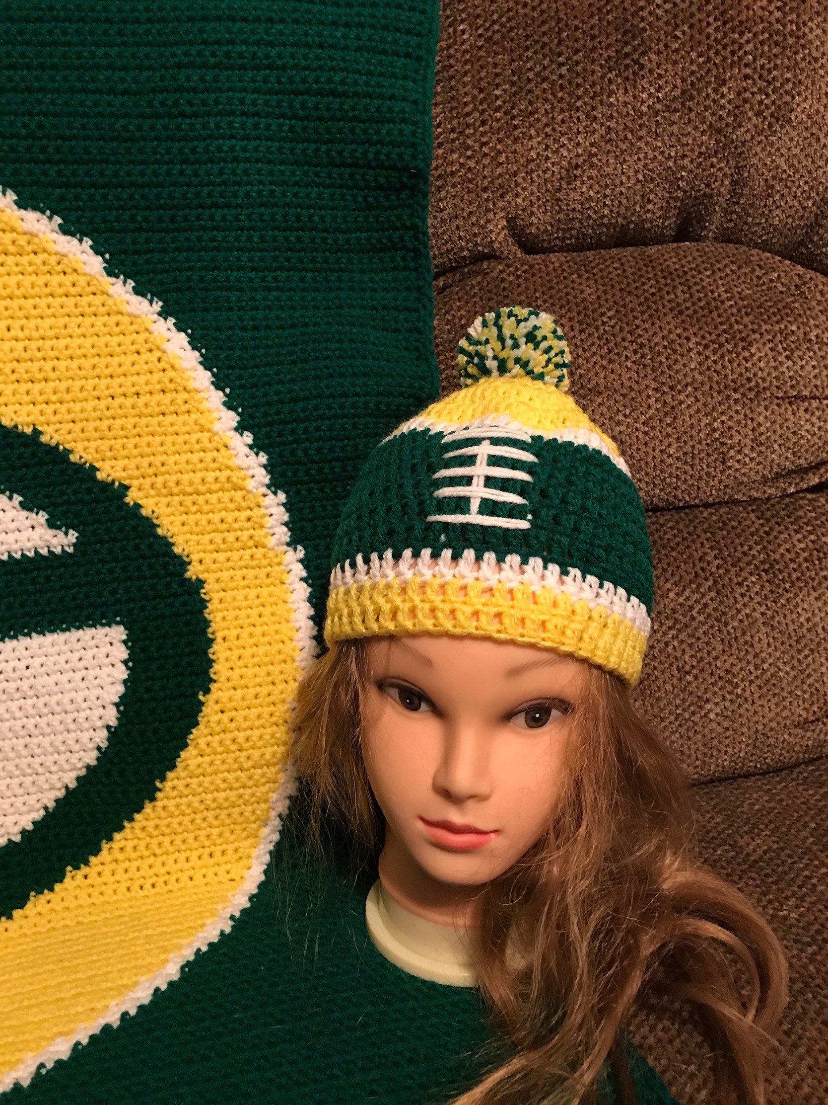Green Bay Packers Hat Adult Size Hat Any Size - Etsy