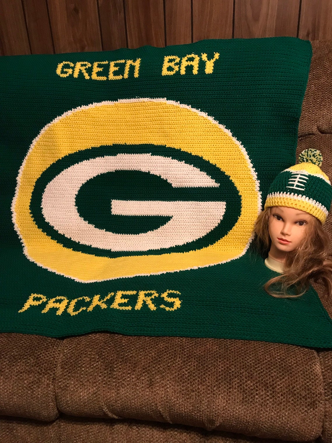 Green Bay Packers Hat Adult Size Hat Any Size - Etsy