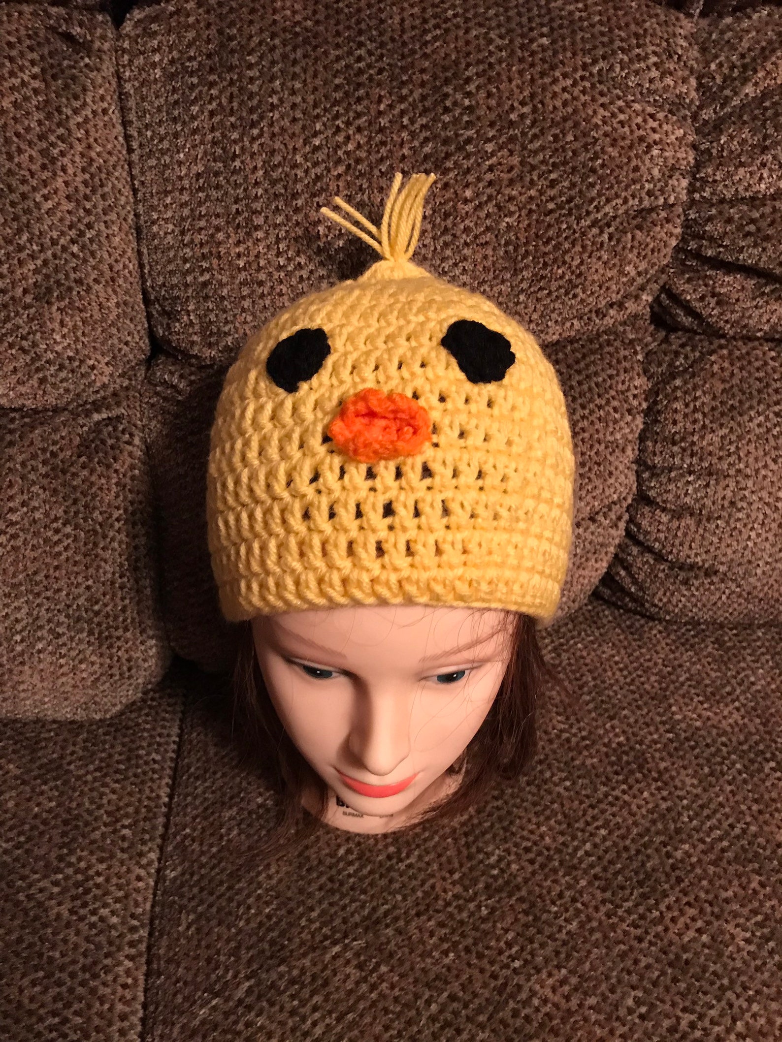 Chick Chick Chick Crochet Baby Cap Size 3 Months to Adults | Etsy