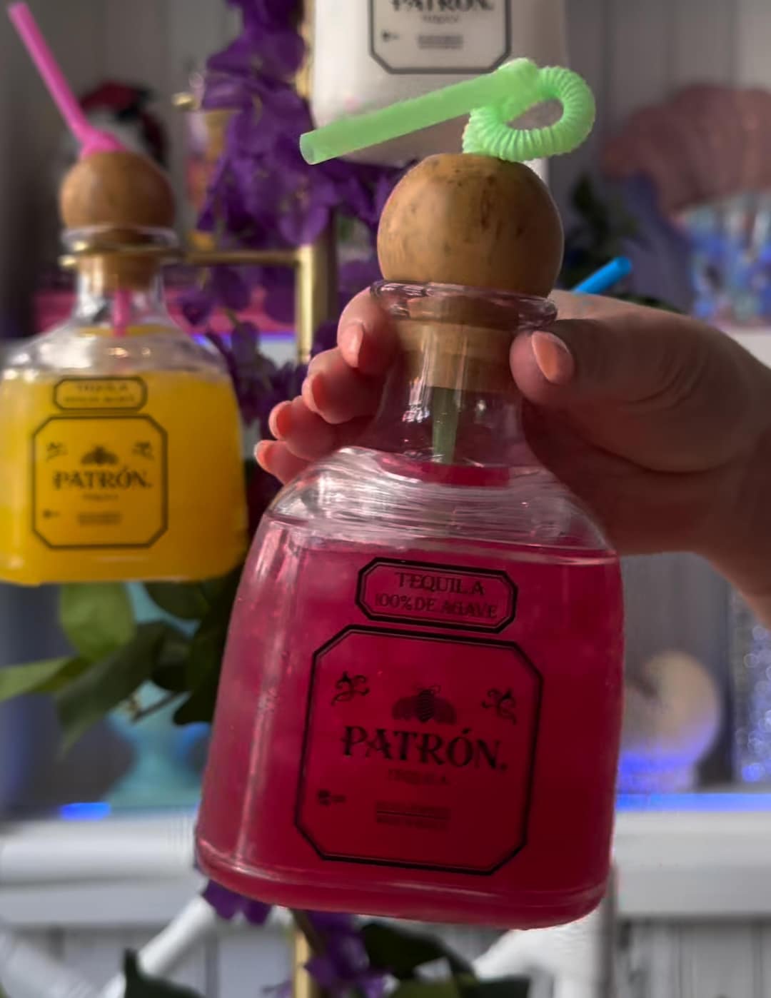 Patron Reusable Cup- With Straw Hole Cork - Etsy