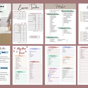 Expense Tracker, New Home Checklist, Moving List and More - Etsy