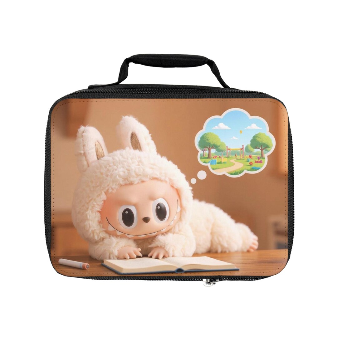 Labubu Daydreaming Lunch Time Bag Monster Character Insulated Lunch ...