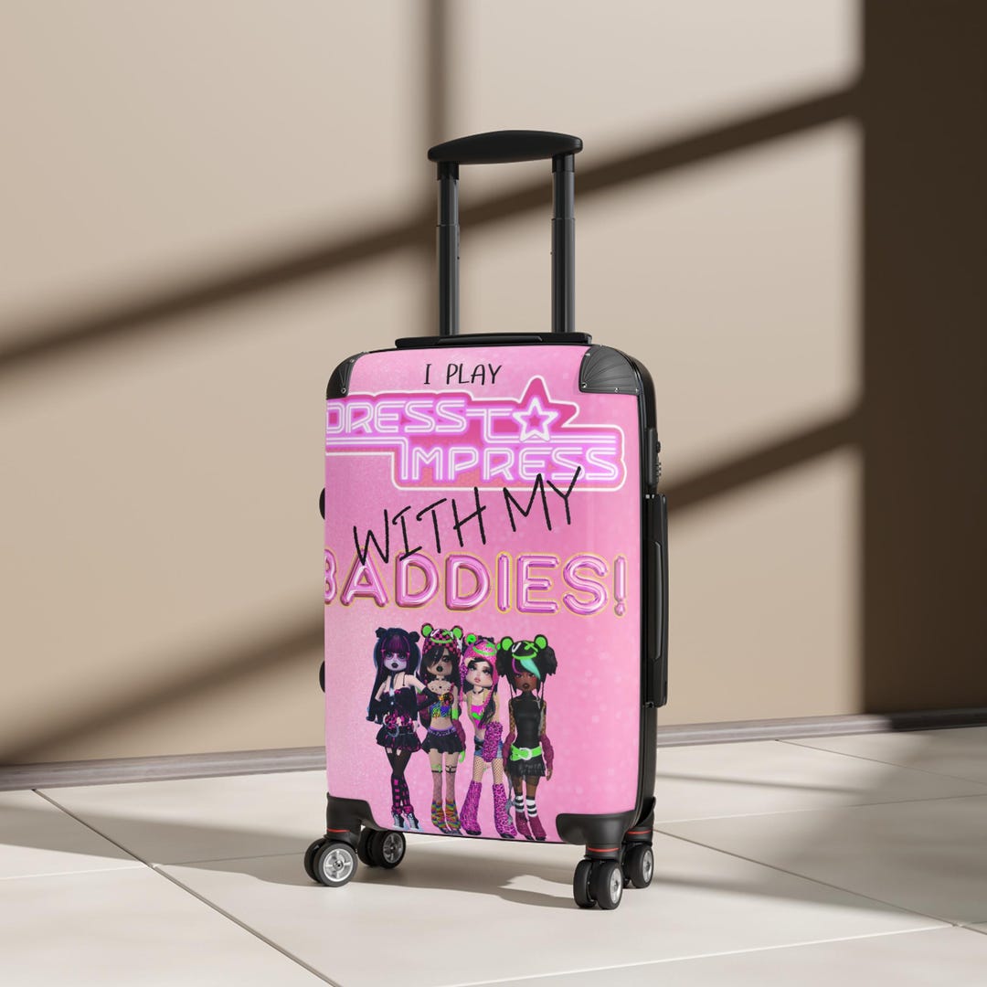 Dress to Impress Roblox Suitcase: Fashion Game Travel Luggage - Etsy