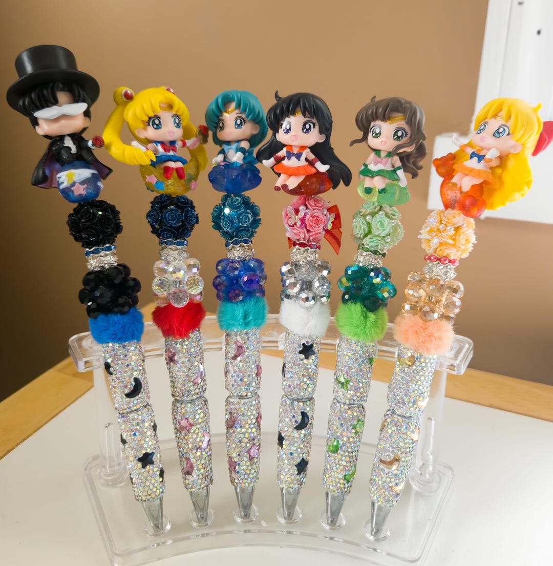 Moon Girl Beaded Pens, Sailor Moon Pens - Etsy