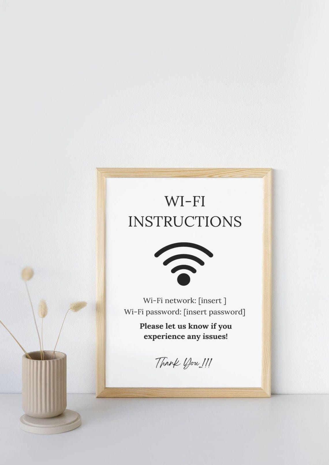 Editable Airbnb House Rules Sign, Printable Vacation Rental Guest Info ...