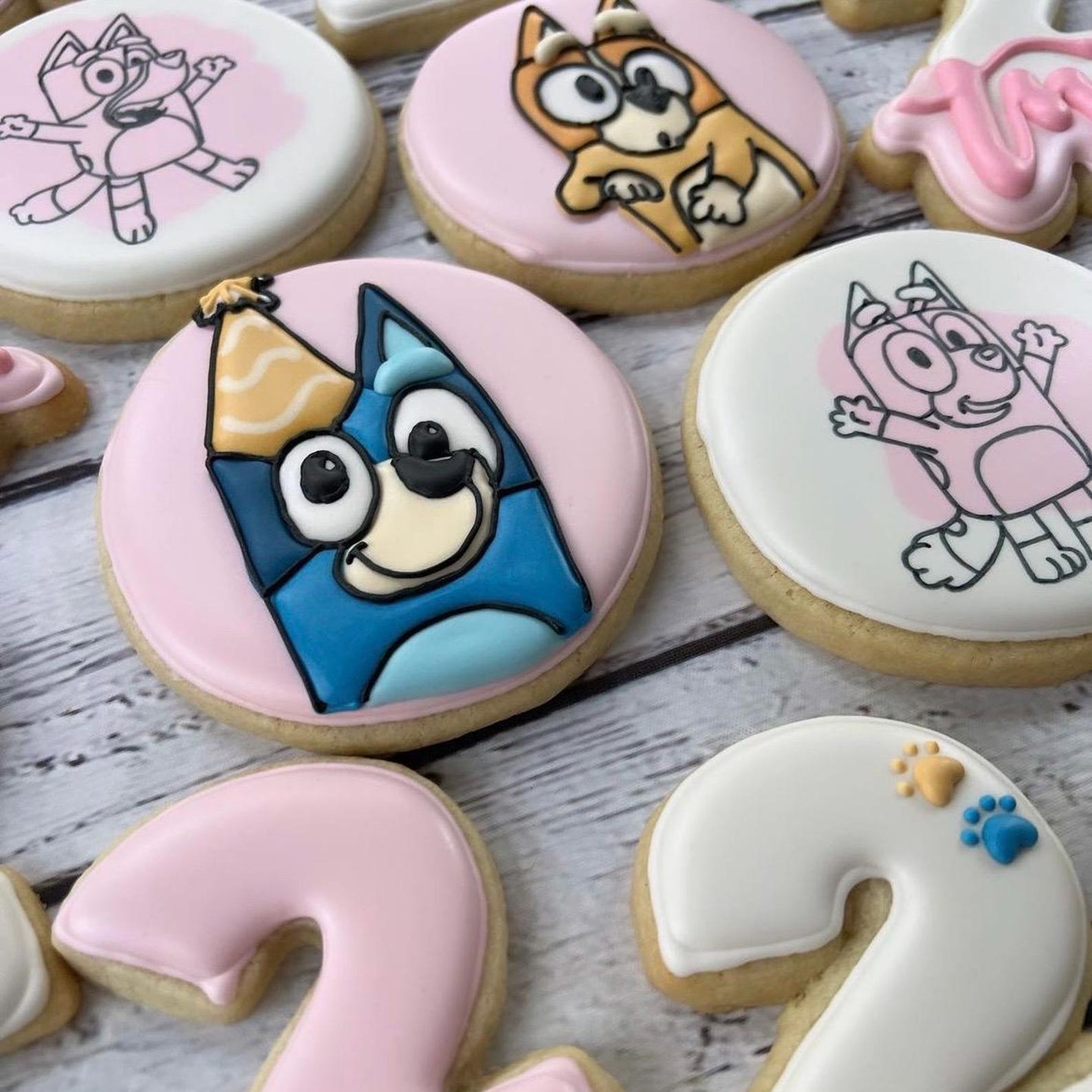Bluey Birthday Cookies - Etsy