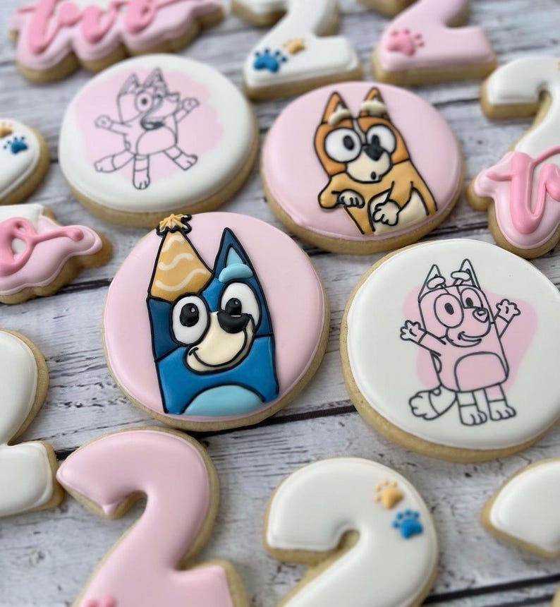 Bluey Birthday Cookies - Etsy