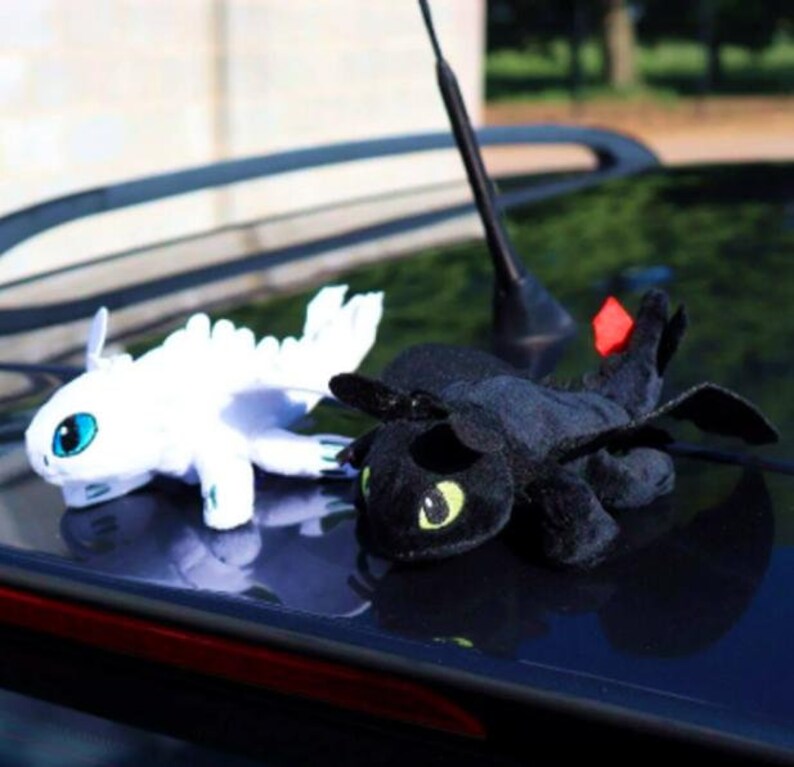 Dragon Car Accessory Toothless Dragon Car Accessories With Movable ...