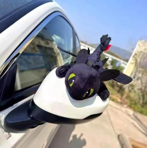 Dragon Car Accessory Toothless Dragon Car Accessories With Movable ...