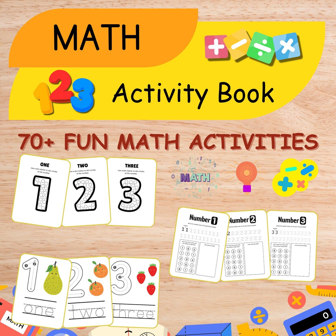 70+ Printable Math Activity Pages for Preschool and Kindergarten ...