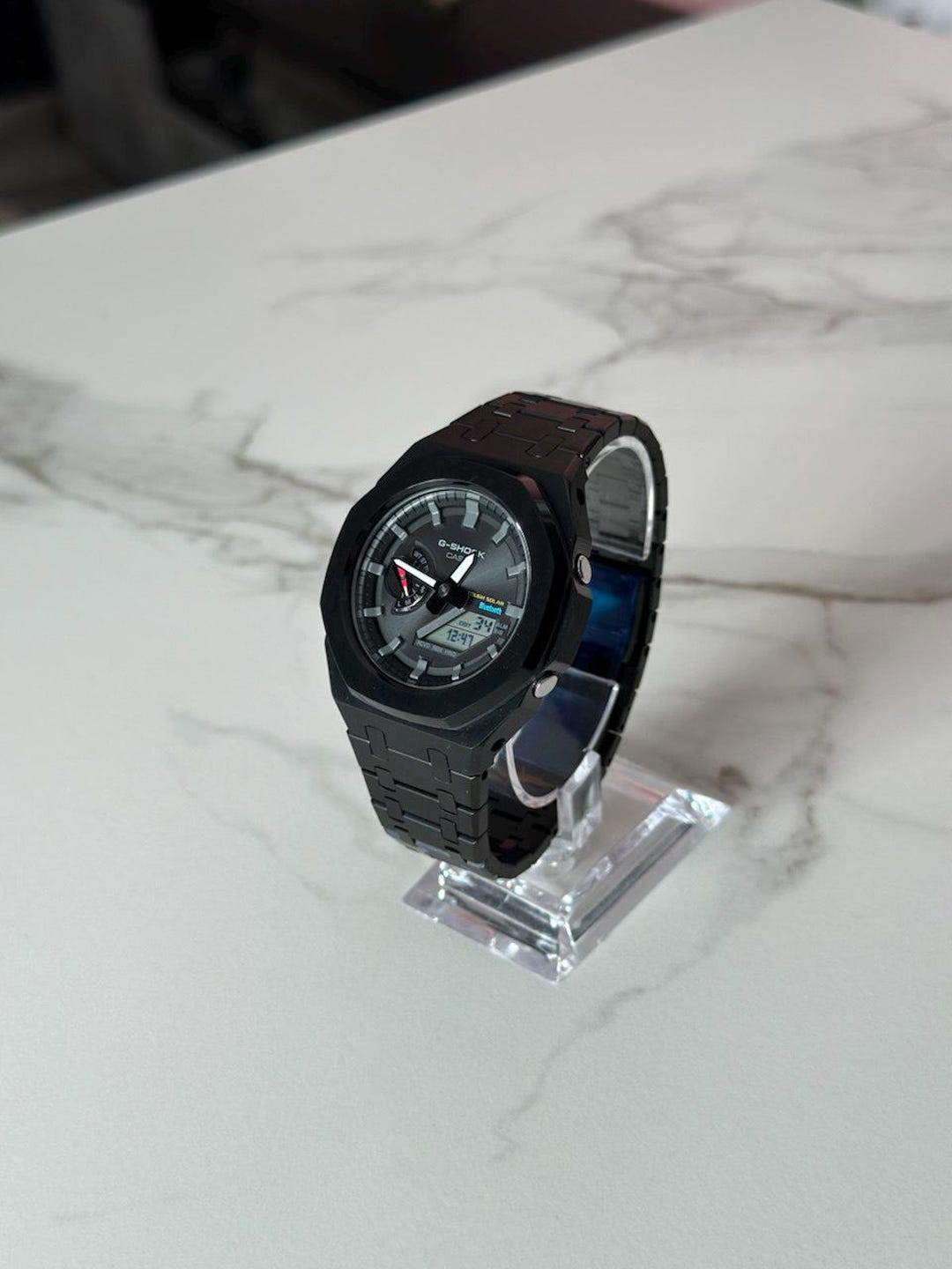 Casio G-shock - Black Bluetooth - GA-2100 Custom | Men's Watch - Etsy