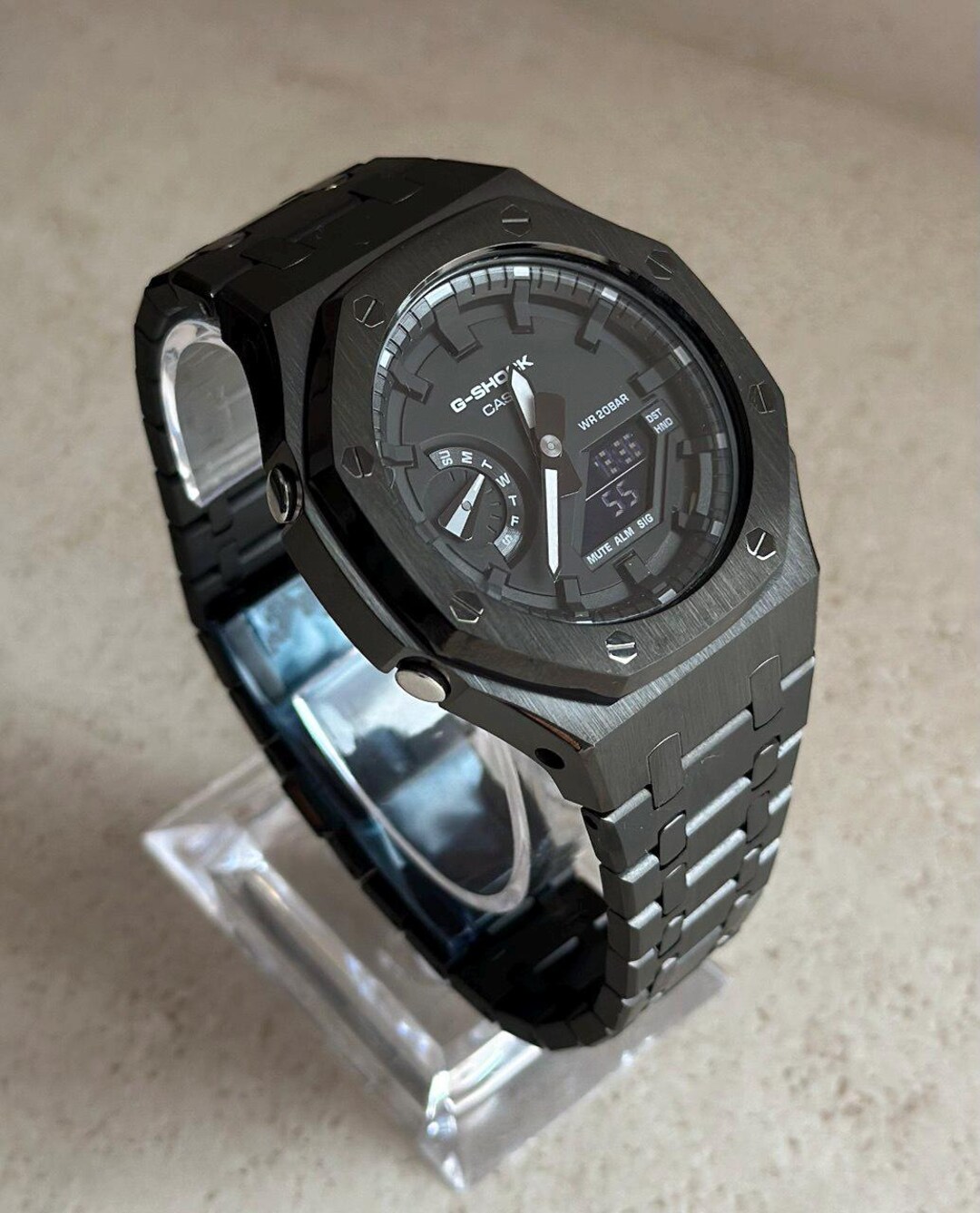 Casio G-shock Black GA-2100 Custom Men's Watch - Etsy