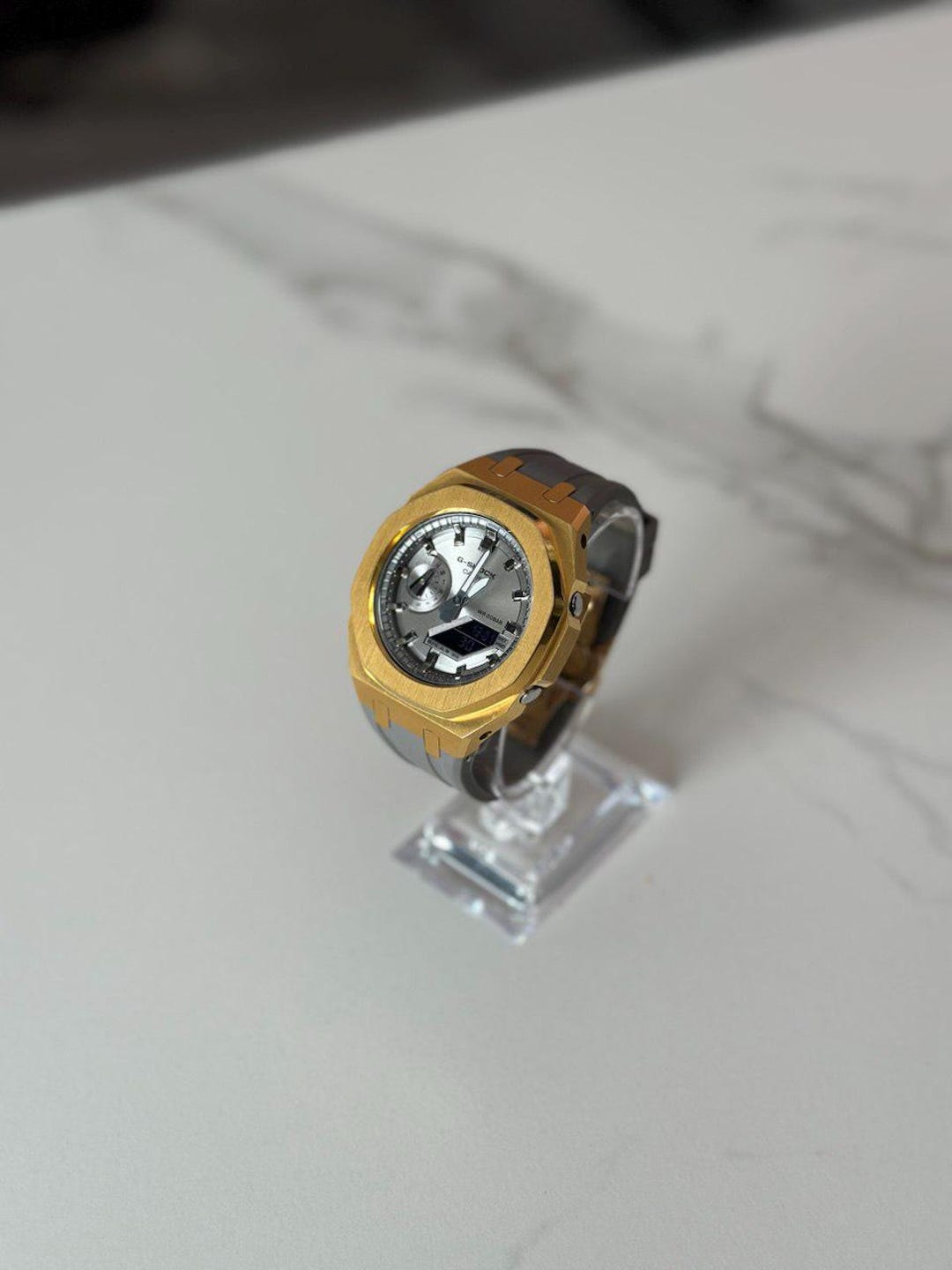 Casio G-shock -- Gray - Silver - GA-2100 Custom | Men's Watch - Etsy
