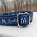 New York Yankees Cat or Small Dog Collar With Option of Blue or Pink ...