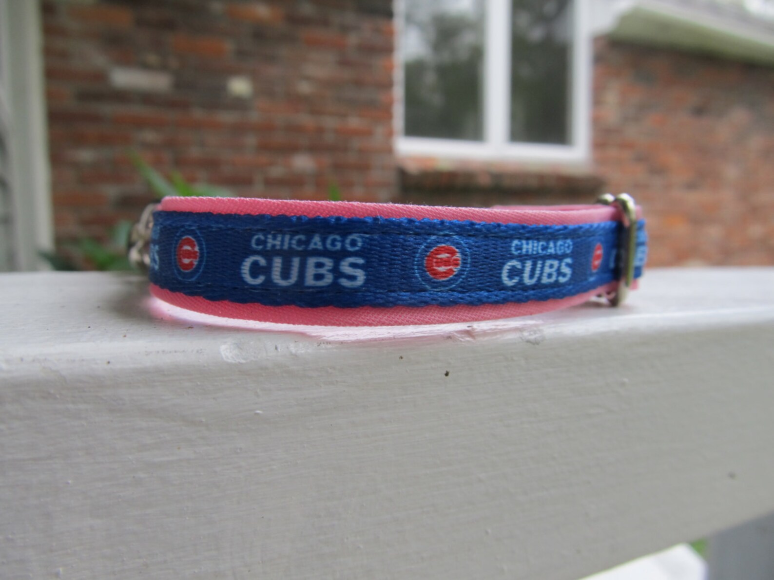 Chicago Cubs Cat or Small Dog Collar with White or Pink | Etsy