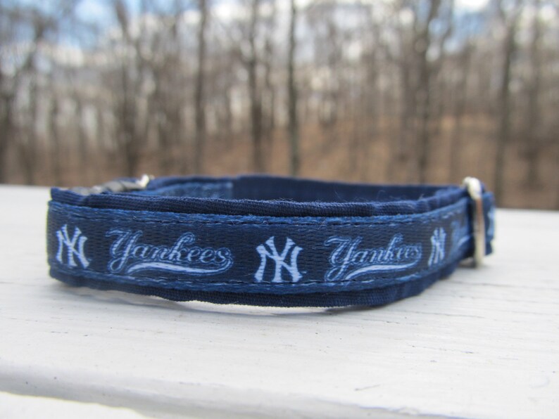 New York Yankees Cat or Small Dog Collar With Option of Blue | Etsy