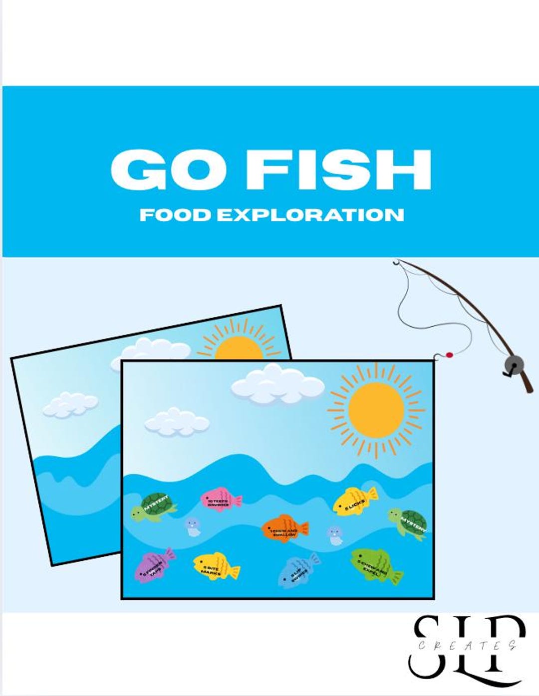 Go Fish Food Exploration | Feeding Therapy Game | Picky Eating ...