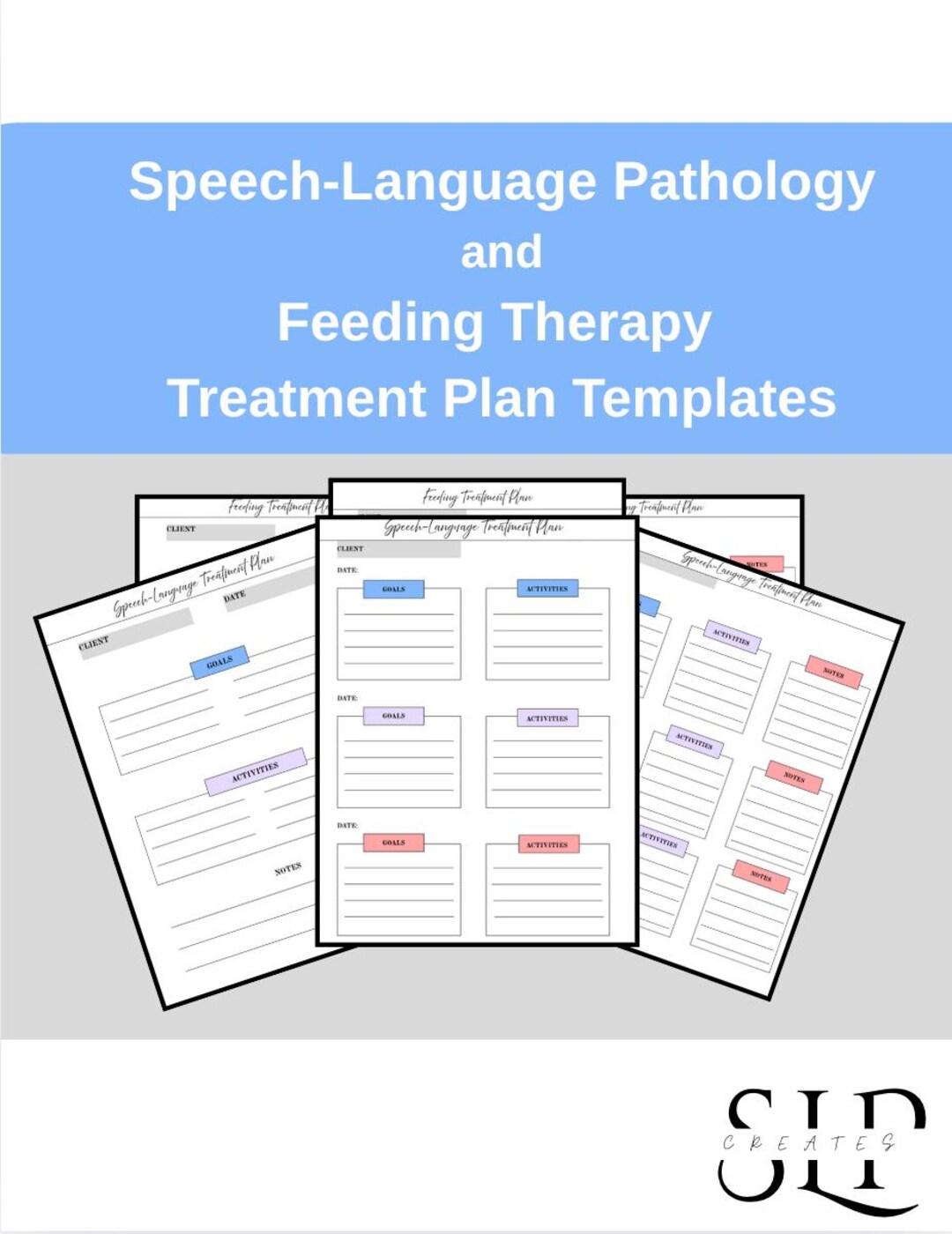Speech-language and Feeding Therapy Treatment Plan Templates ...