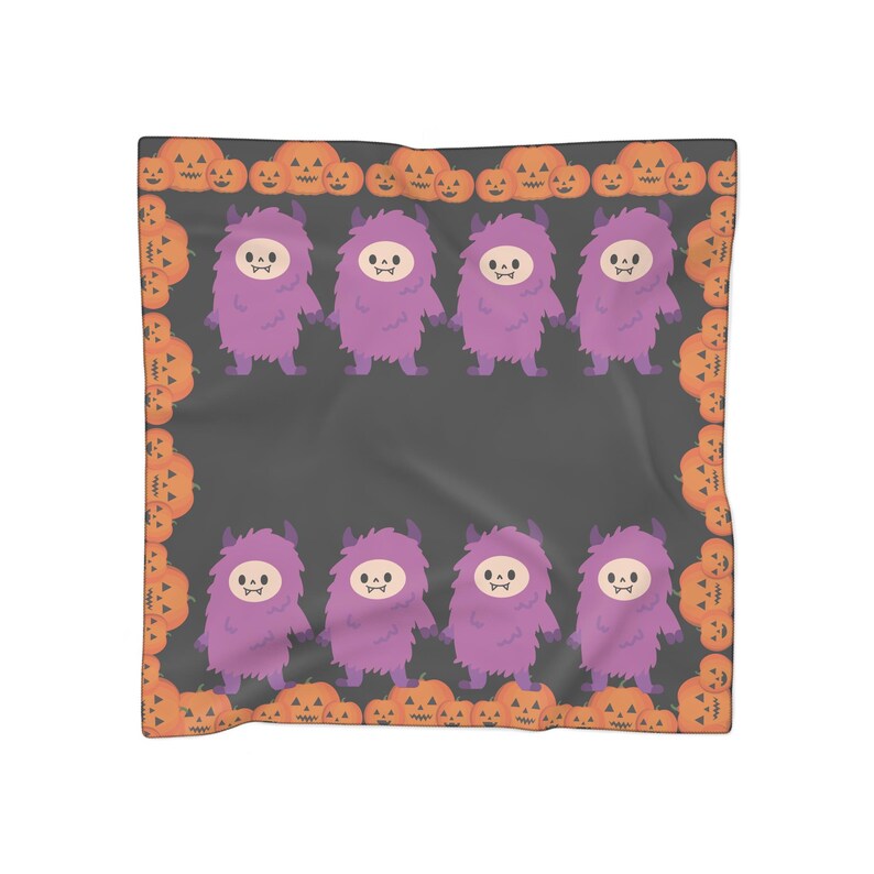 Halloween Monster Poly Scarf - Etsy