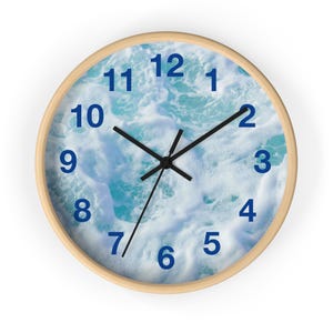 Ocean Wall Clock - Etsy