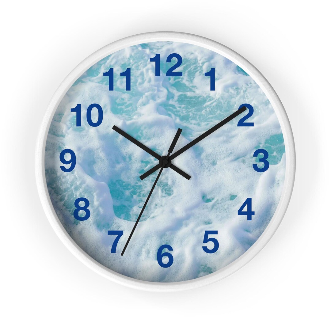 Ocean Wall Clock - Etsy
