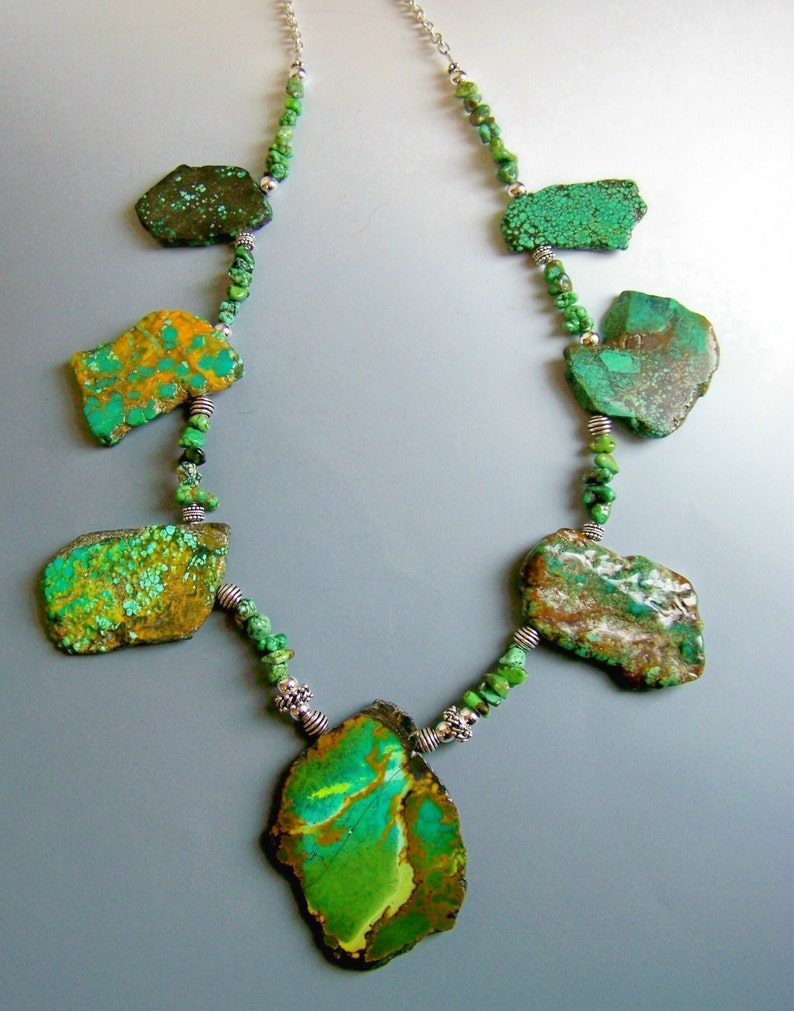 Large Chinese Turquoise Pieces With Sterling and Turquoise - Etsy