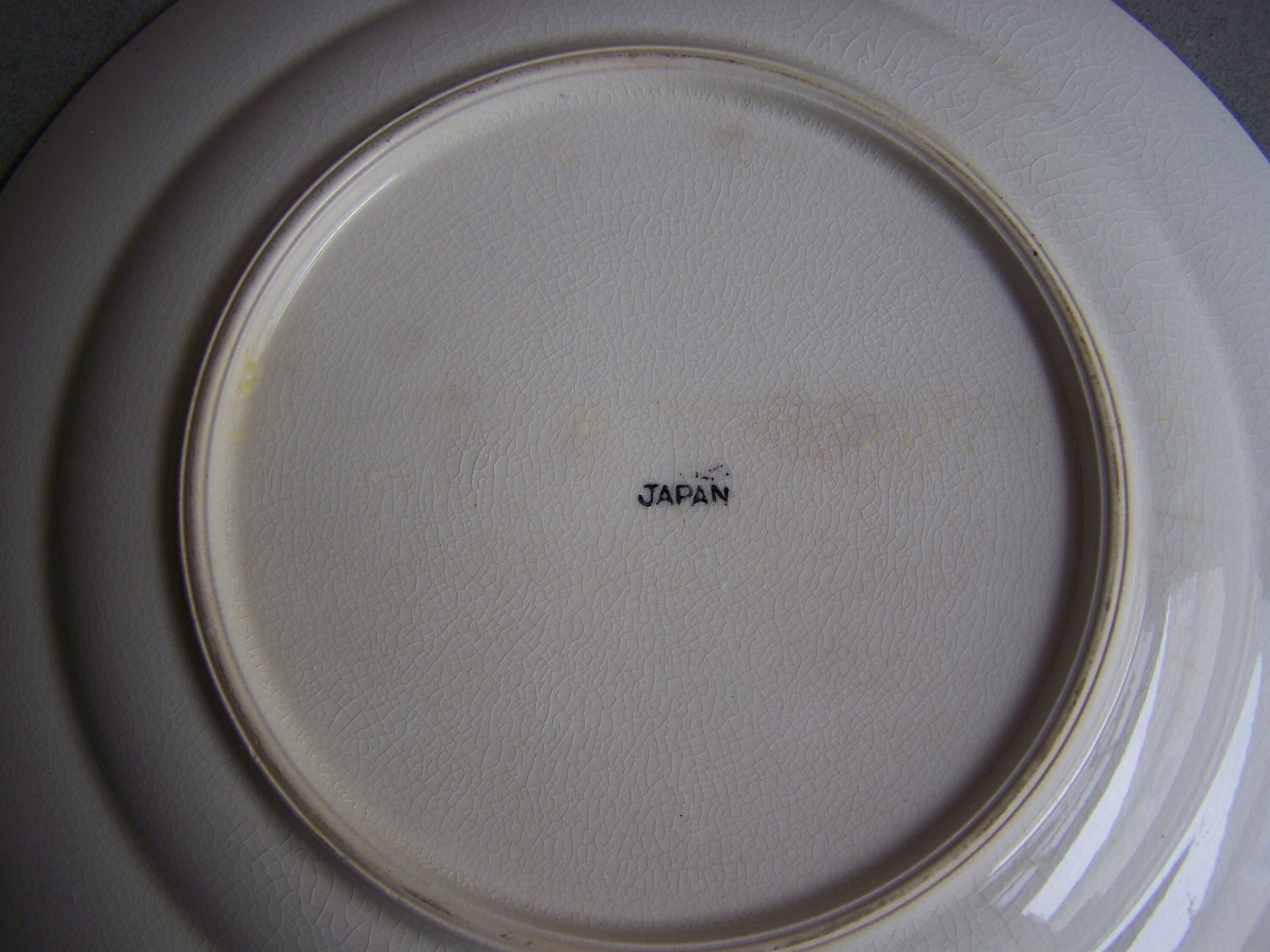 Vintage Blue & White Willow Pattern 9 Inch Plate / Japan - Etsy