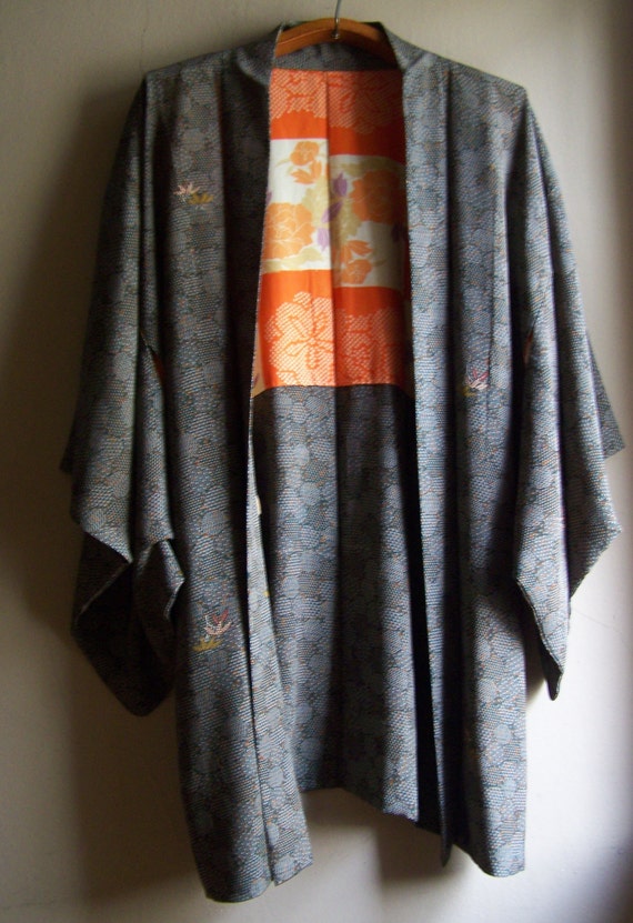 brown haori kimono japanese - Gem