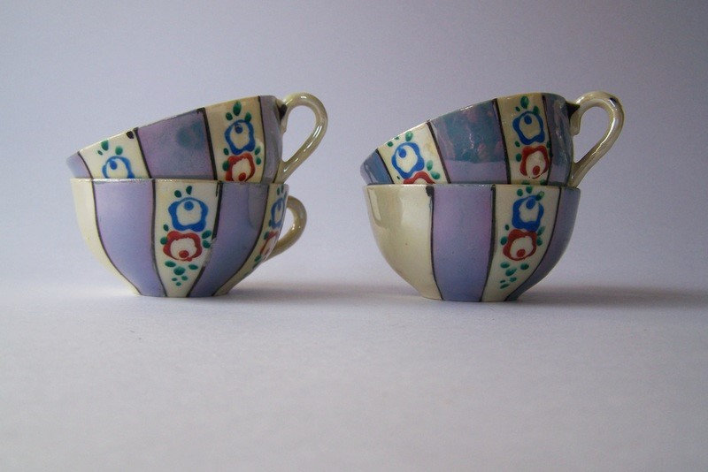 4 Small Vintage Porcelain Tea Cups - Etsy