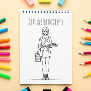 50 Pages Kids Coloring Book: Explore a World of Professions With Fun 50 ...