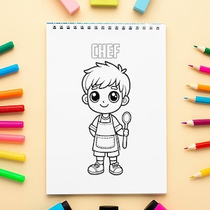 50 Pages Kids Coloring Book: Explore a World of Professions With Fun 50 ...