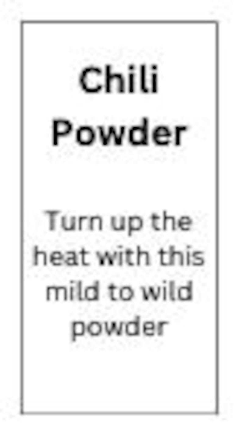 Printable Spice Labels With Funny Descriptions | Beginner-friendly ...