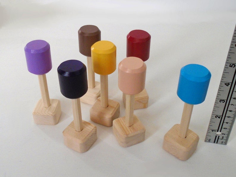 Wooden Toy Peg Doll House Furniture Natural Wood Ikea Flisat | Etsy