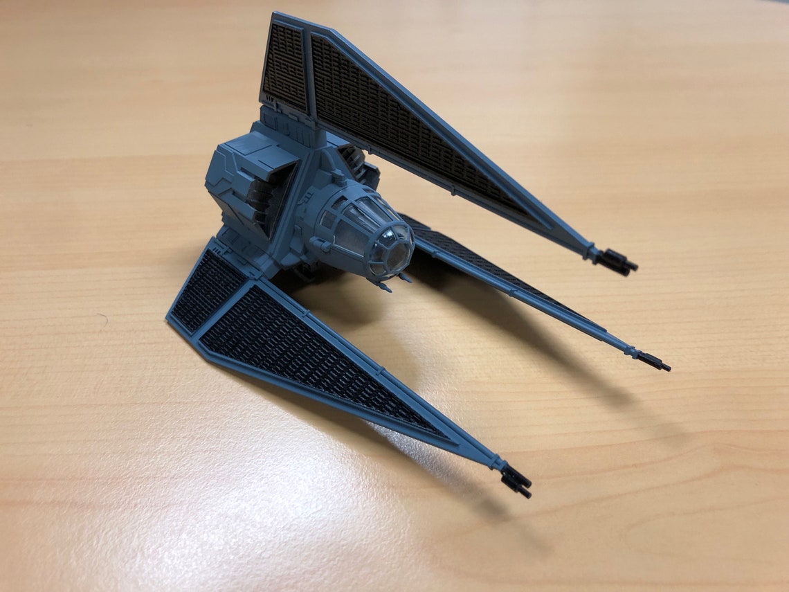 3D Printed TIE Phantom - MGS Scale - Etsy