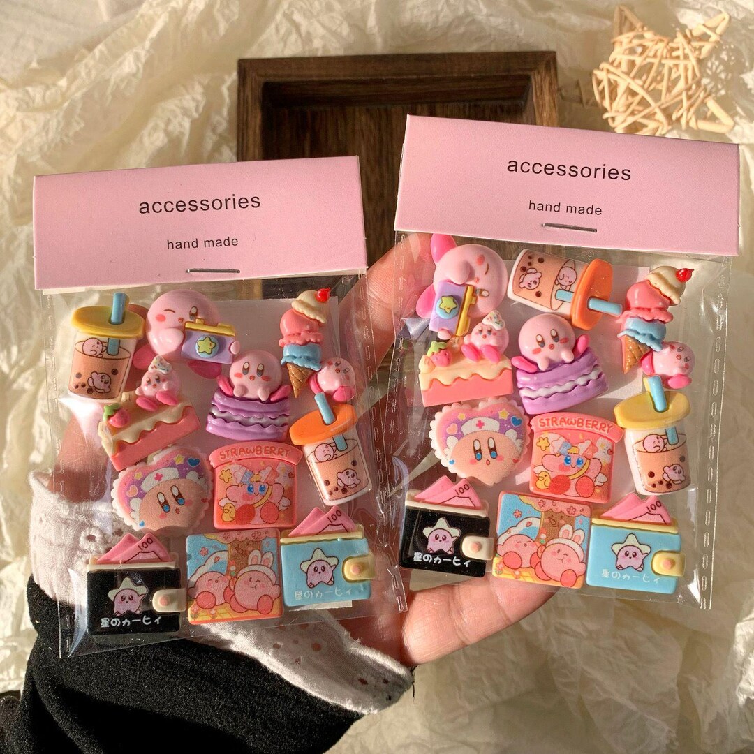 Kirby Charms|resin Slime Charms for Children Diy|diy Stuff|resin ...