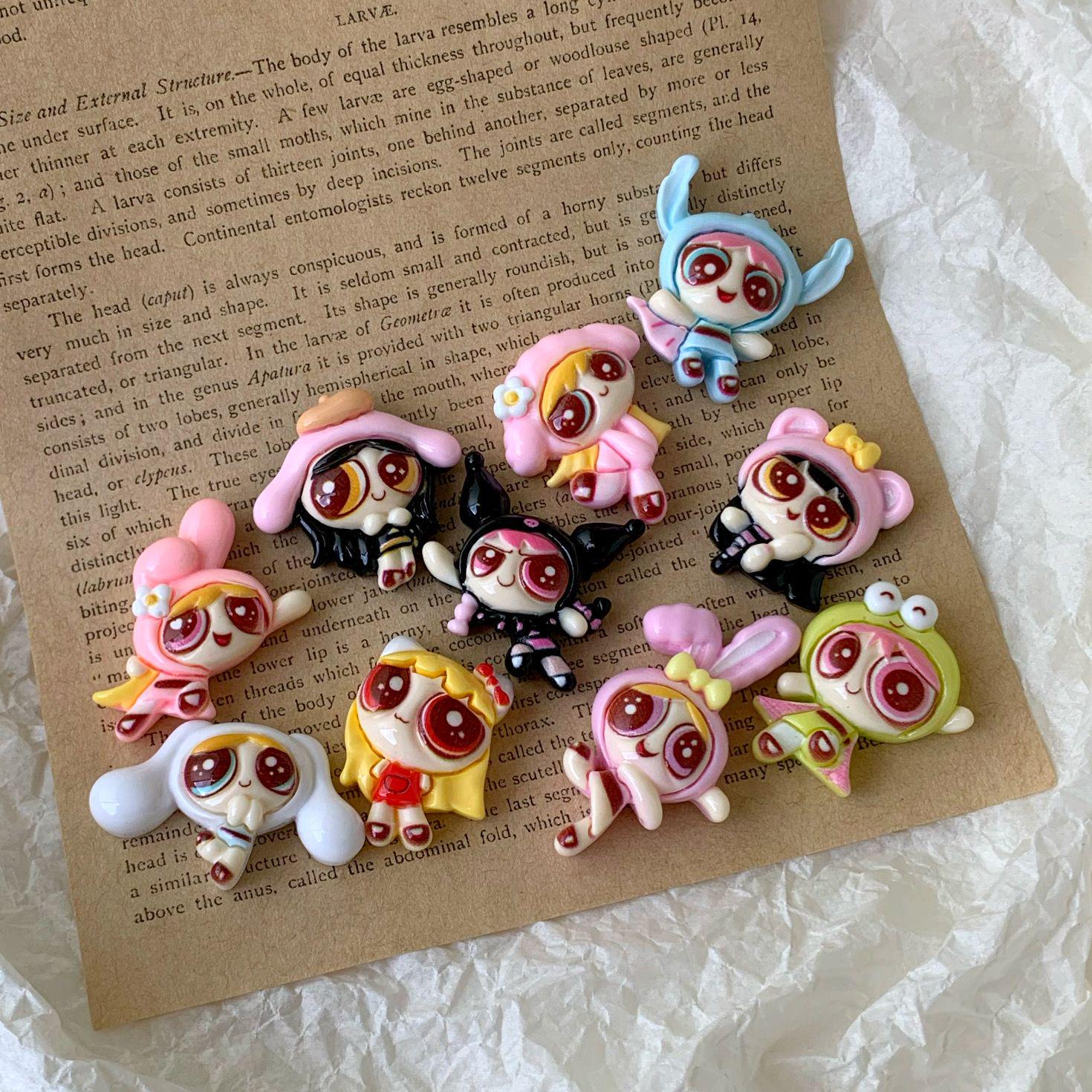 Powerpuff Charms|resin Slime Charms for Children Diy|diy Stuff|resin ...
