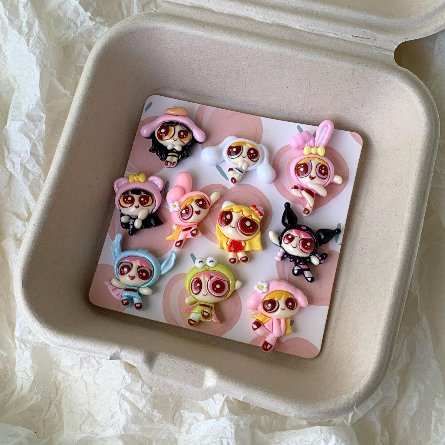 Powerpuff Charms|resin Slime Charms for Children Diy|diy Stuff|resin ...
