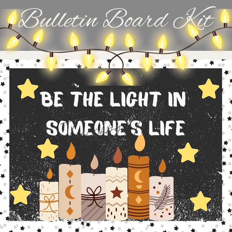 Cozy Christmas Classroom Decor Printable | Let Your Light Shine Bright ...